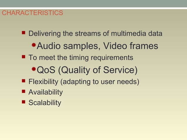 Distributed Multimedia Systems(DMMS) | PPT