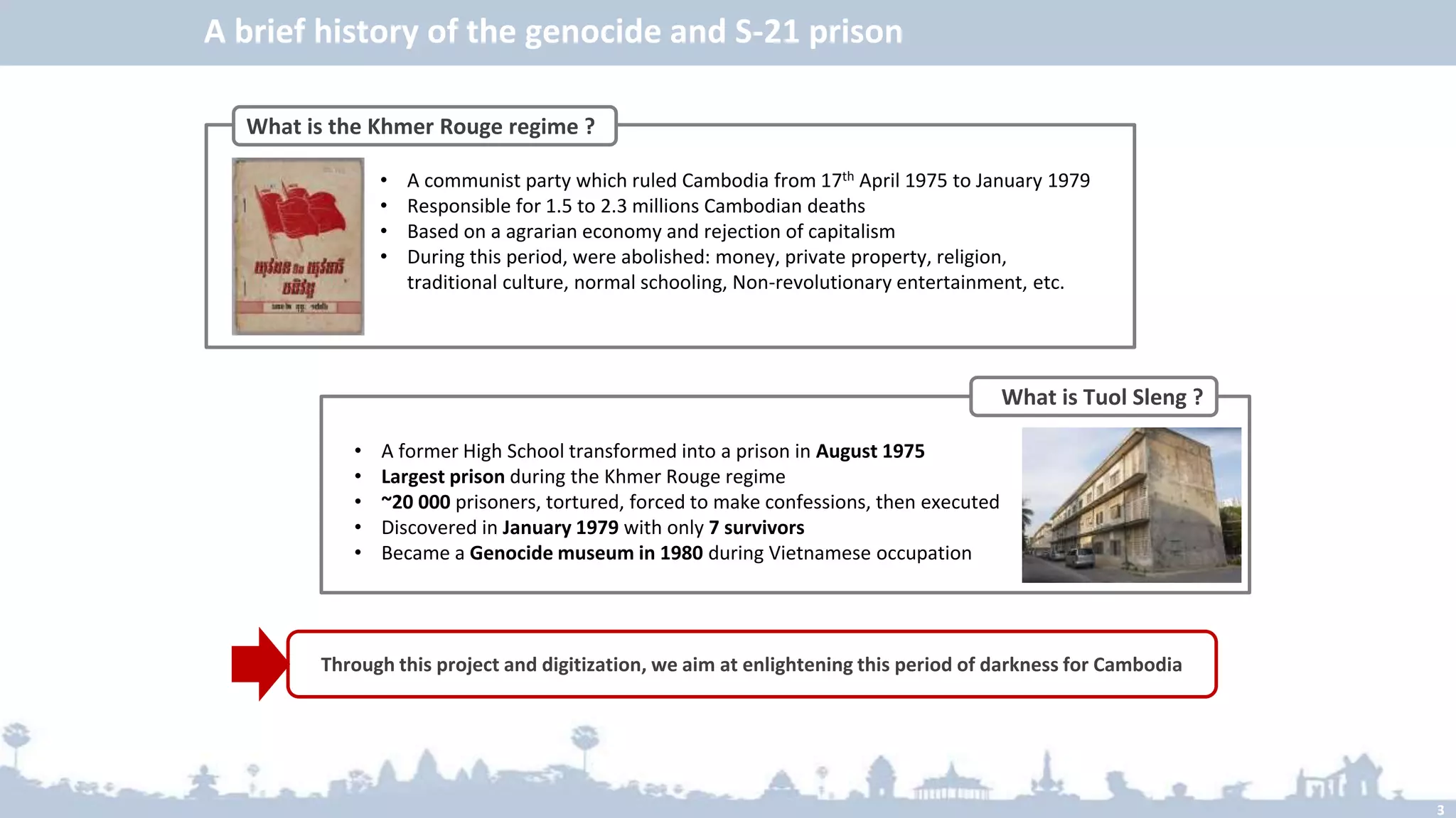 Digitization of the Tuol Sleng Genocide Museum Archives | PPTX