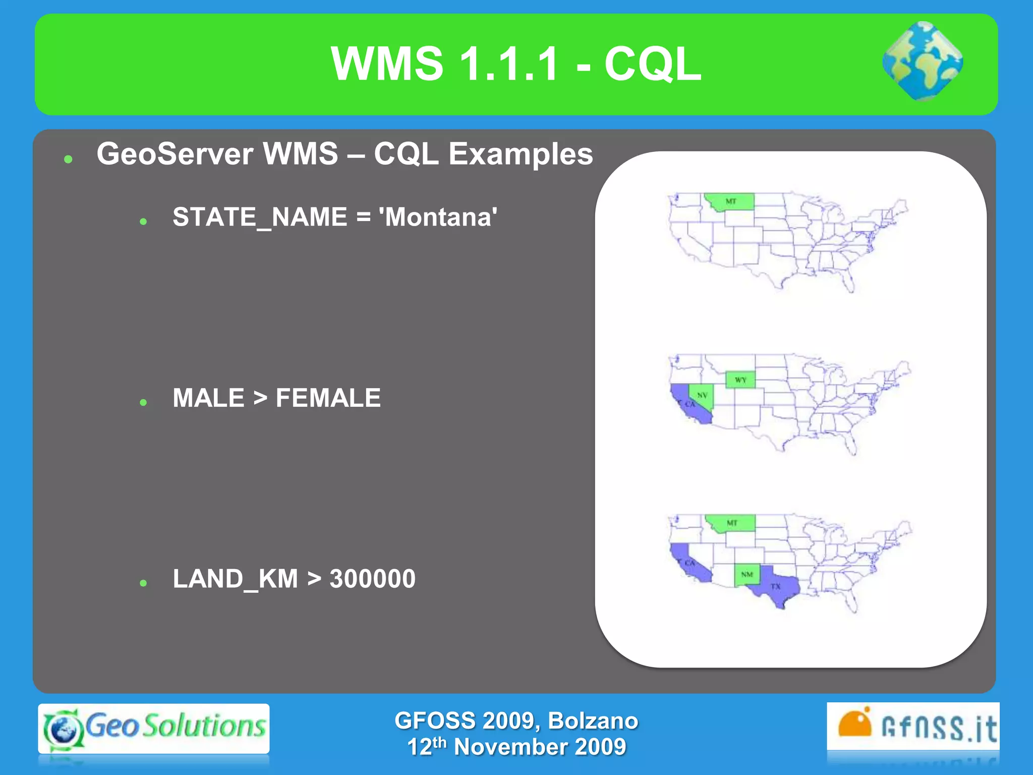 GeoSolutions Gfoss 09 Presentation | PDF