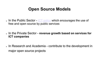 GFOSS: Open Source Business Models | PPT
