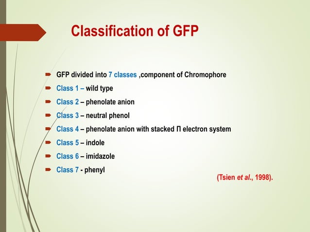 Gfp application in bacterial dynamics and disease diagnosis | PPTX