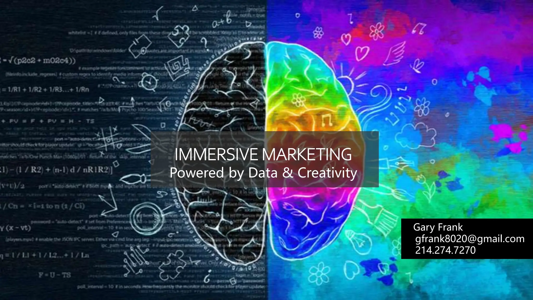 8020 Interactive: Immersive Marketing Portfolio | PPTX