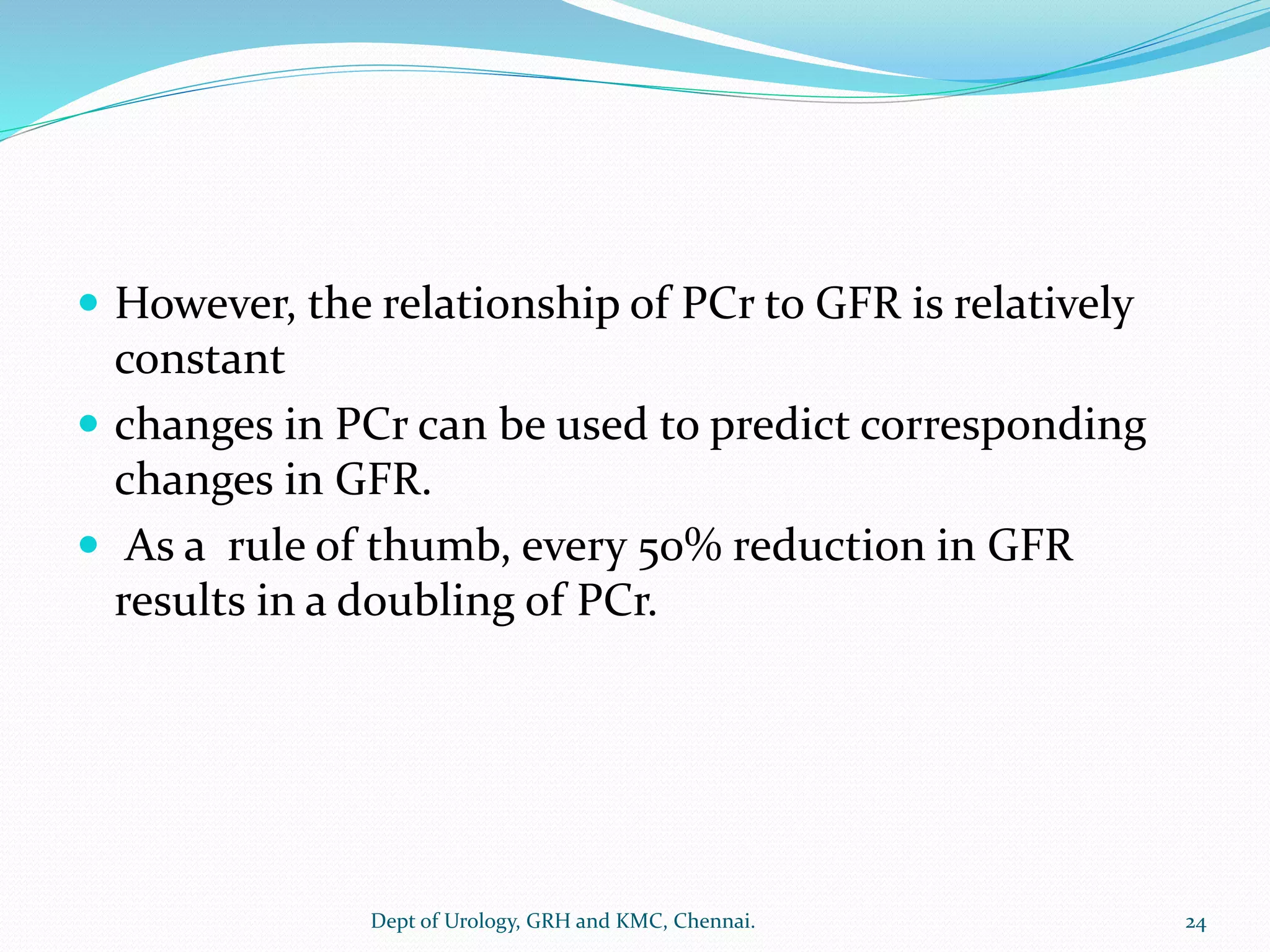 Determinant of Glomerular Filtration | PPT