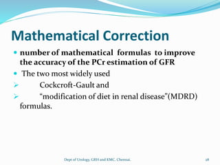 Determinant of Glomerular Filtration | PPT