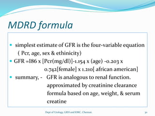 Determinant of Glomerular Filtration | PPT