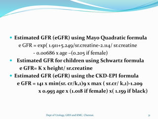 Determinant of Glomerular Filtration | PPT