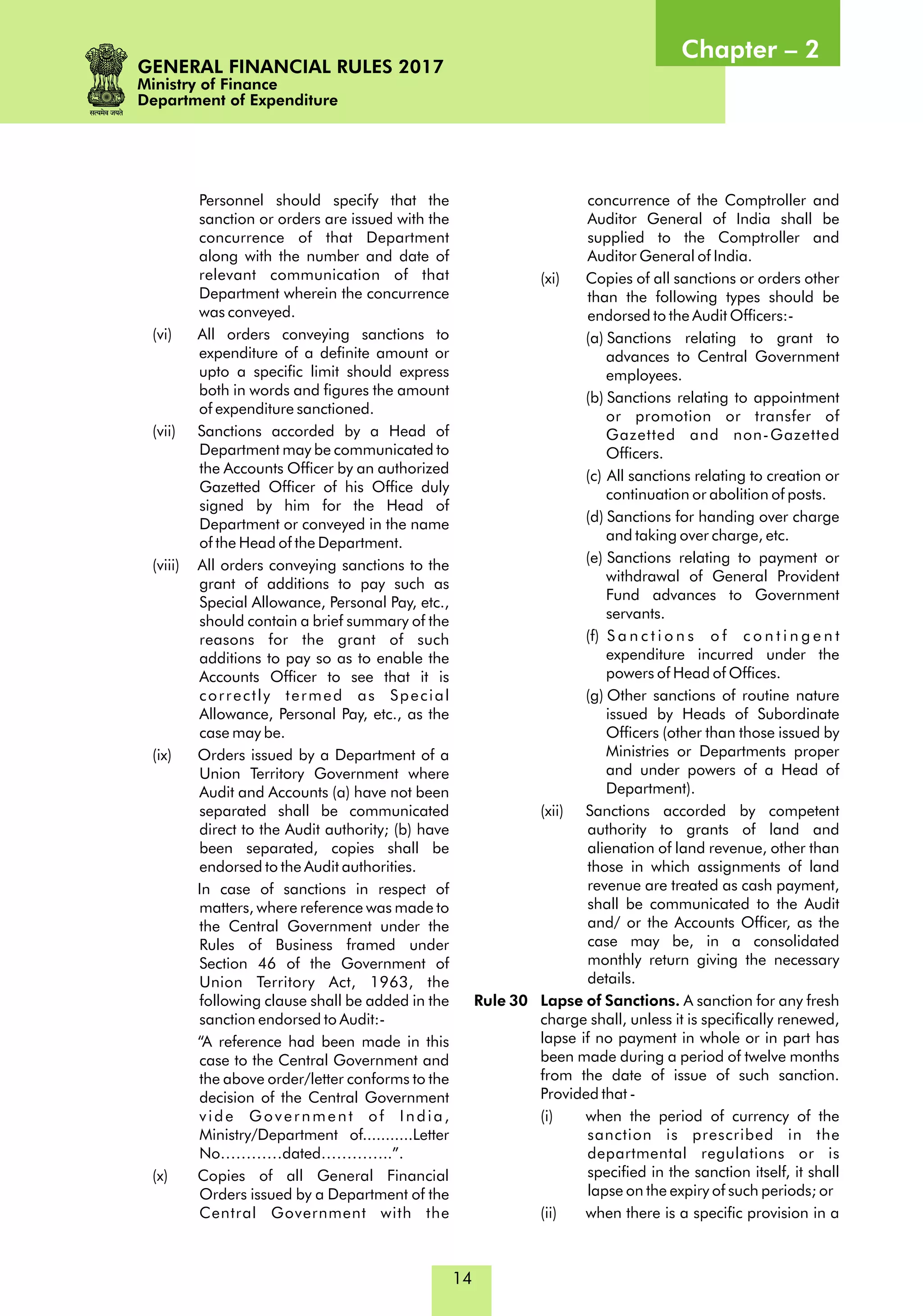 General Financial Rules 2017 GFR | PDF