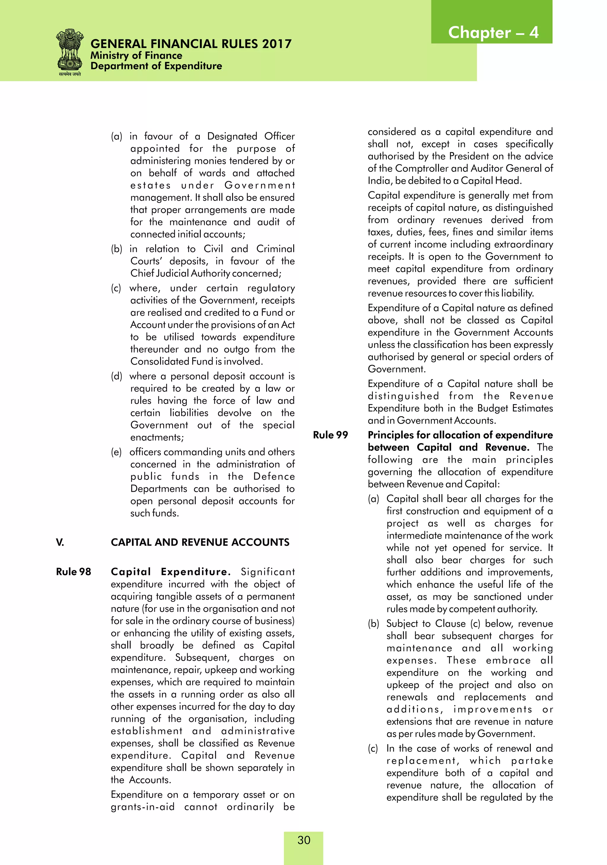 General Financial Rules 2017 GFR | PDF