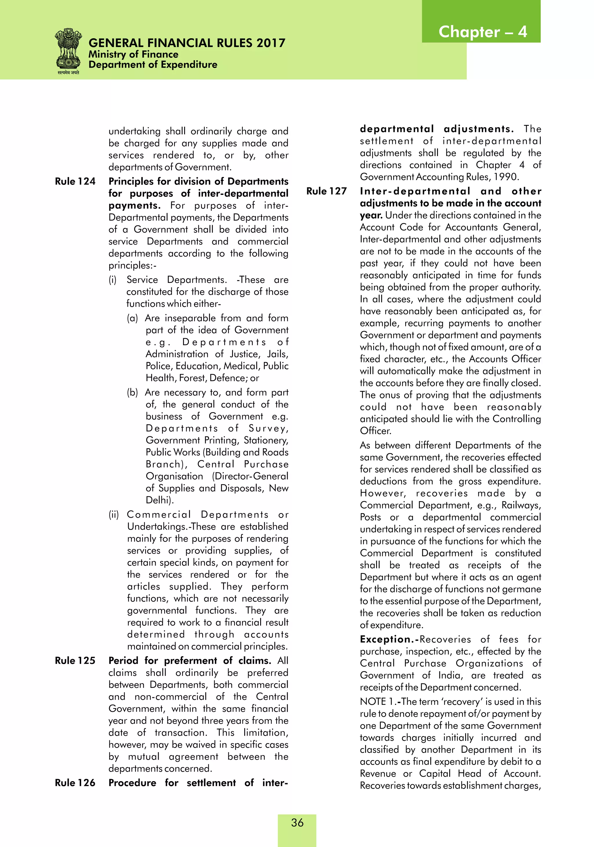General Financial Rules 2017 GFR | PDF