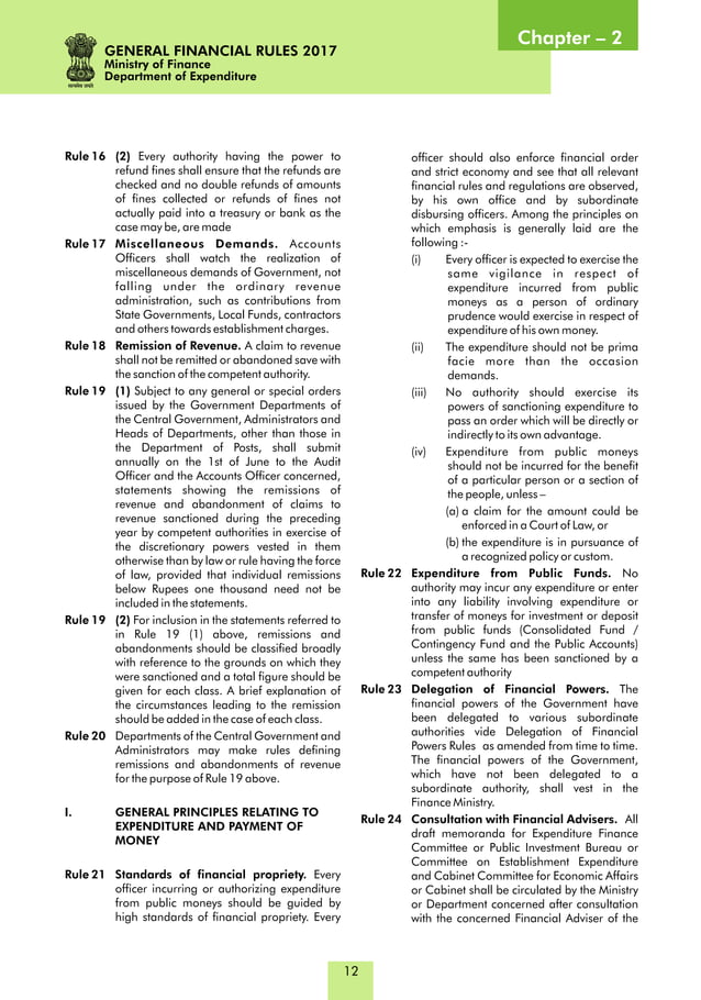 General Financial Rules 2017 GFR | PDF