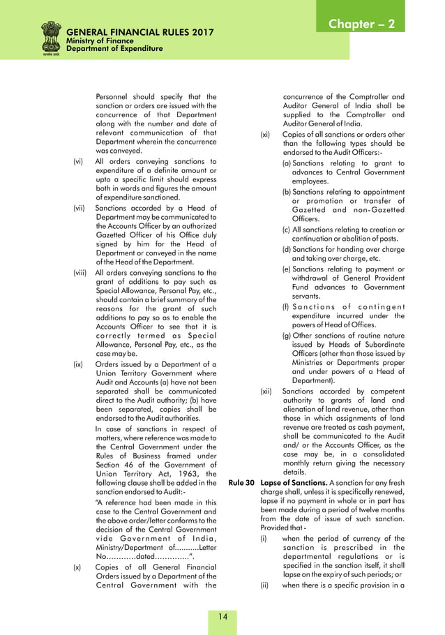 General Financial Rules 2017 GFR | PDF