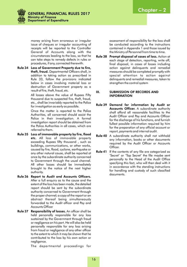 General Financial Rules 2017 GFR | PDF