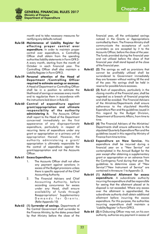 General Financial Rules 2017 GFR | PDF
