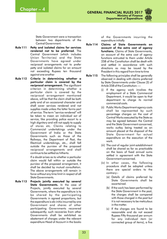 General Financial Rules 2017 GFR | PDF