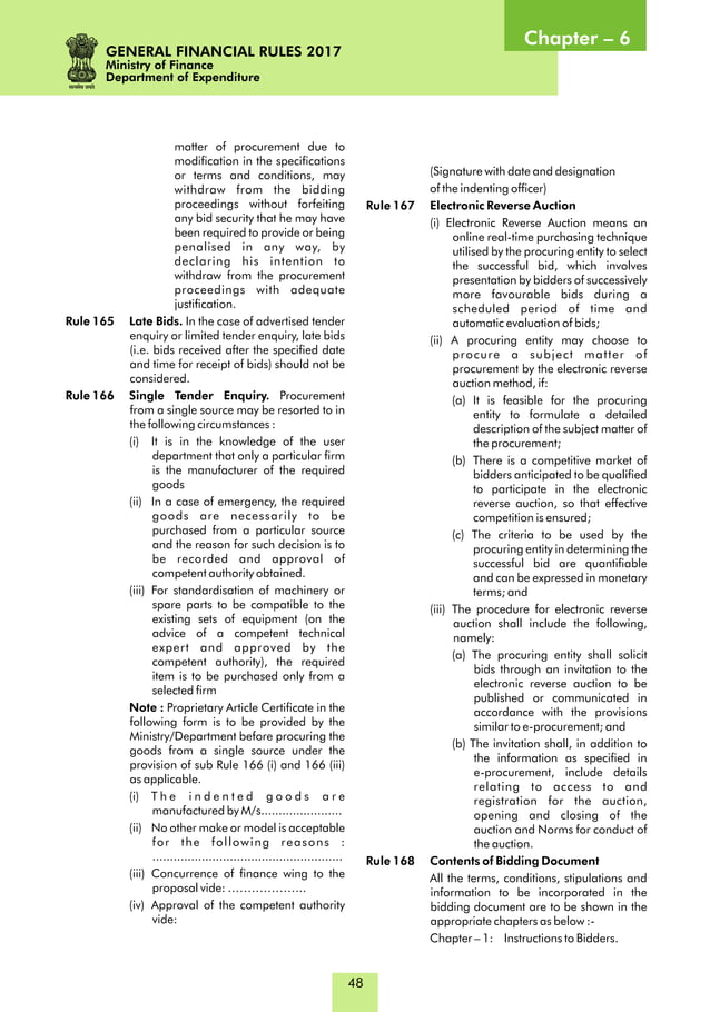 General Financial Rules 2017 GFR | PDF