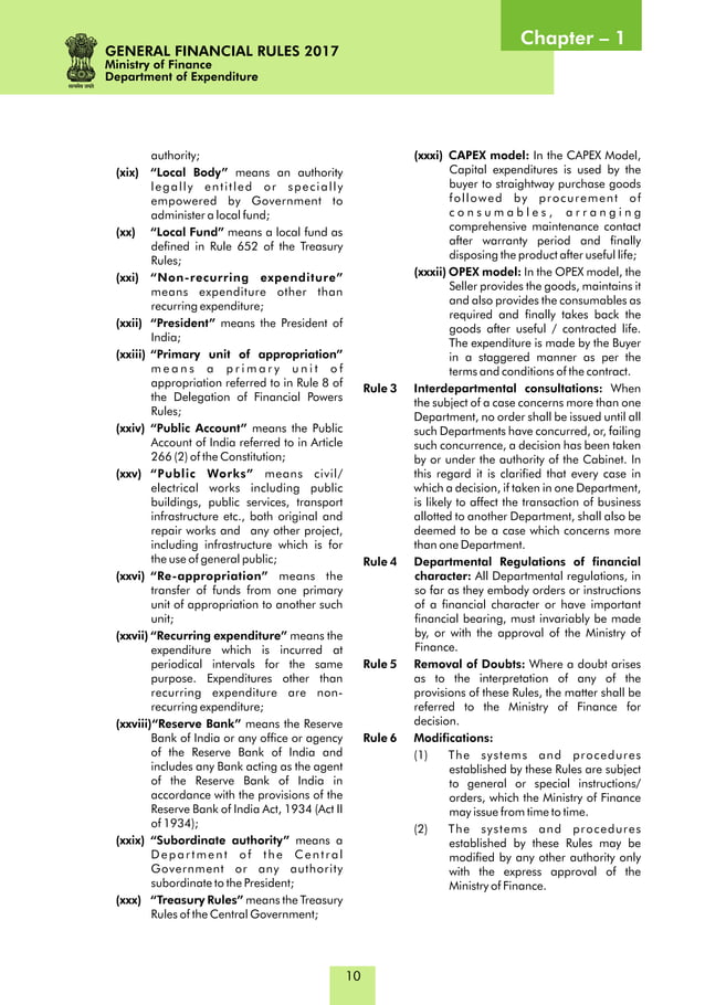 General Financial Rules 2017 GFR | PDF