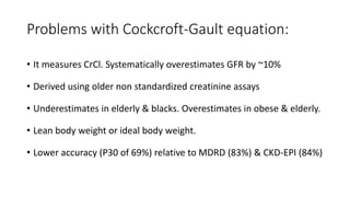 GFR estimation.pptx | Endocrine and Metabolic Diseases | Diseases and ...