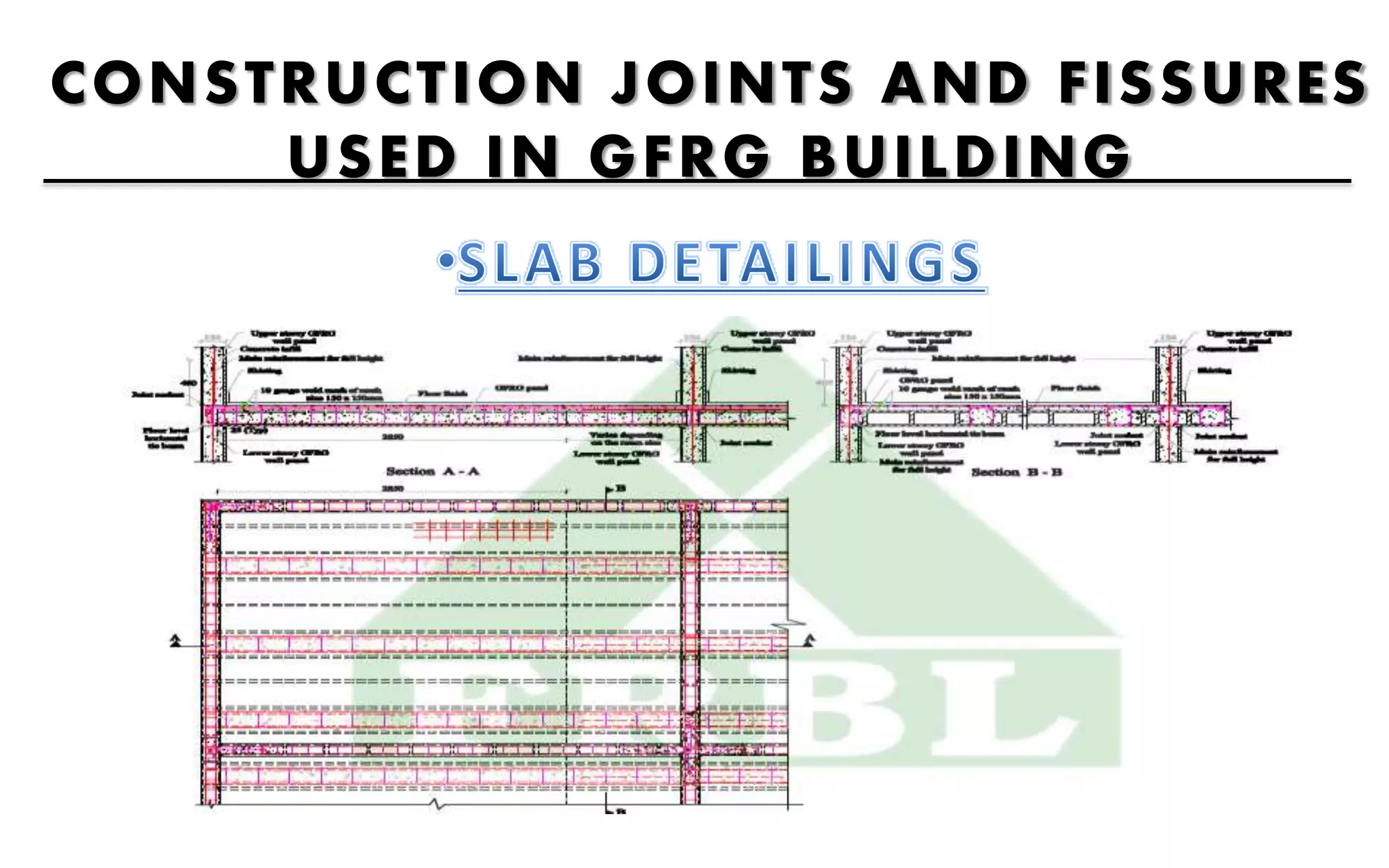 Building system using GFRG panels | PPTX