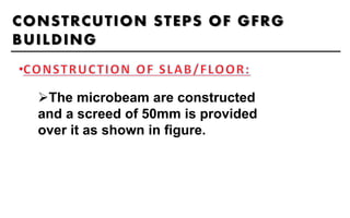 Building system using GFRG panels | PPTX