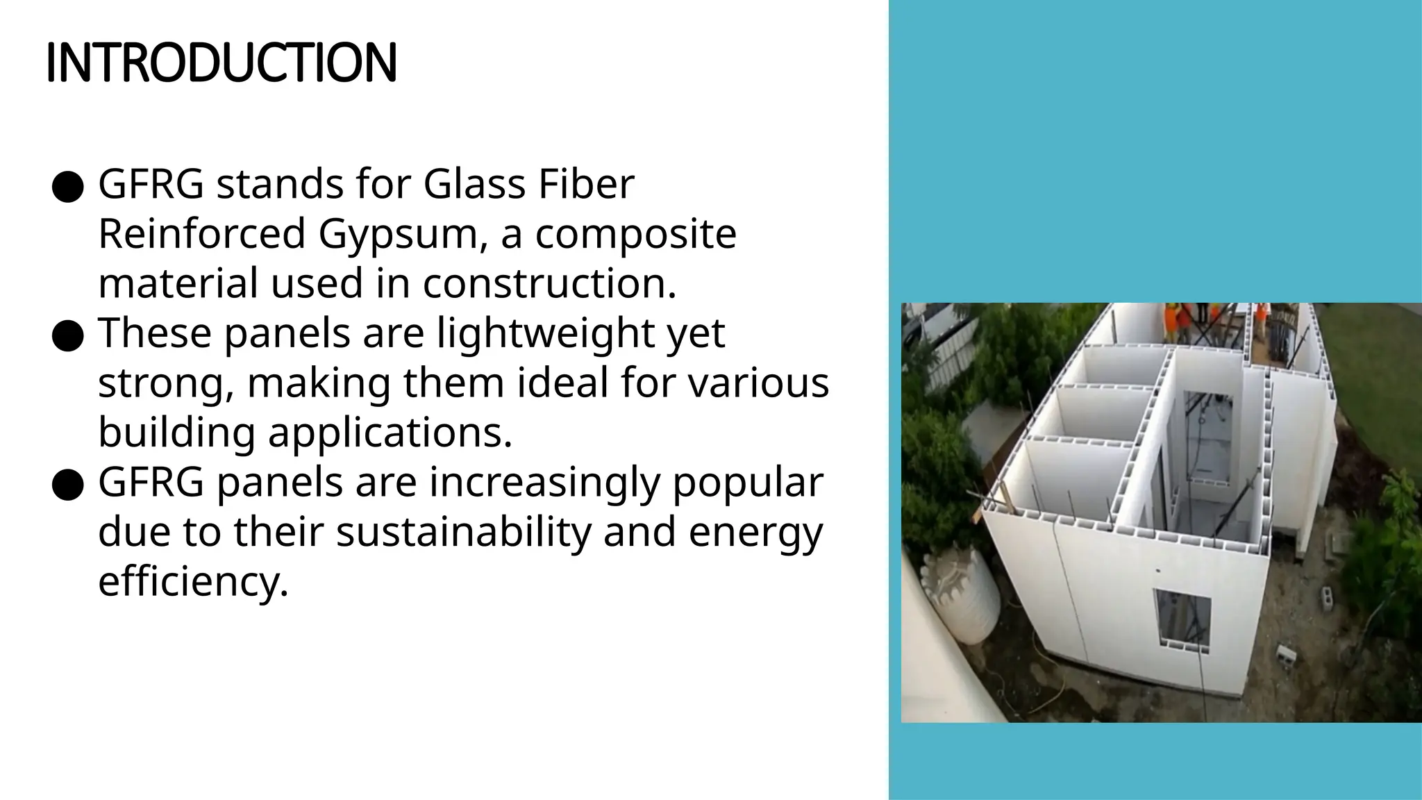 GFRG ppt.pptx (glass fiber reinforced gypsum panel | PPTX