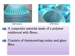 Glass fibre reinforced plastic (GFRP) | PPTX