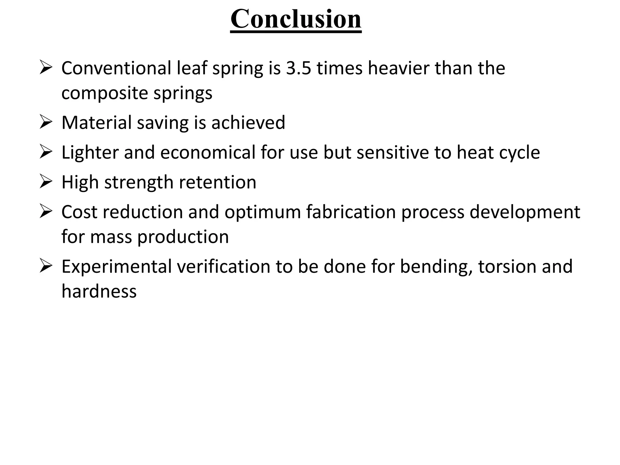 Fabrication of GFRP(composite) leaf spring | PPTX