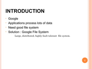 Google File System | PPT | Operating Systems | Computer Software and Applications
