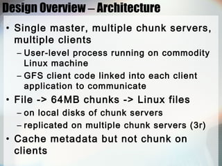 Gfs google-file-system-13331 | PPT