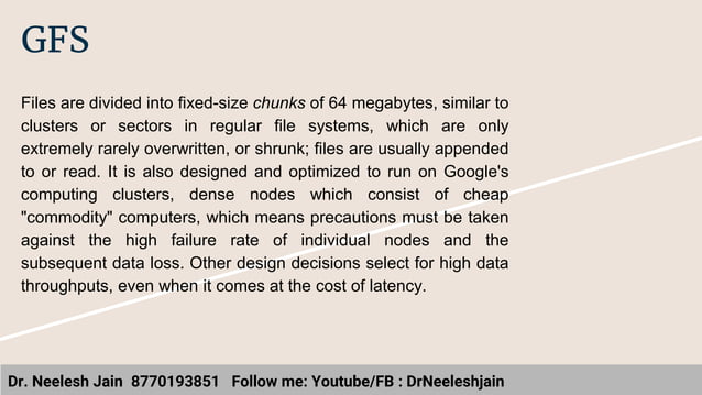 Cloud File System with GFS and HDFS | PPTX