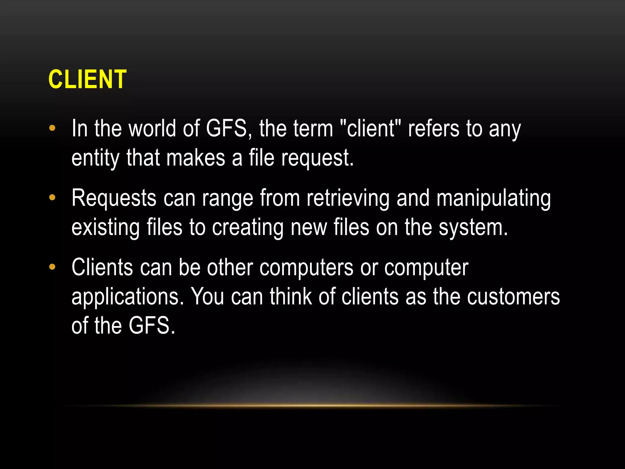 Gfs and map redusing | PPT