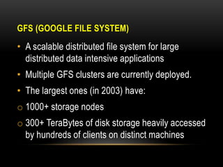 Gfs and map redusing | PPT