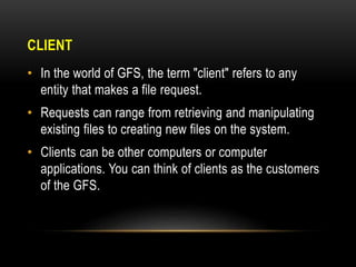 Gfs and map redusing | PPT