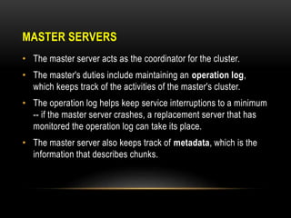 Gfs and map redusing | PPT