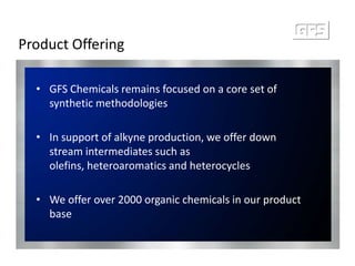 Gfs chemicals electronics ii presentation | PPTX