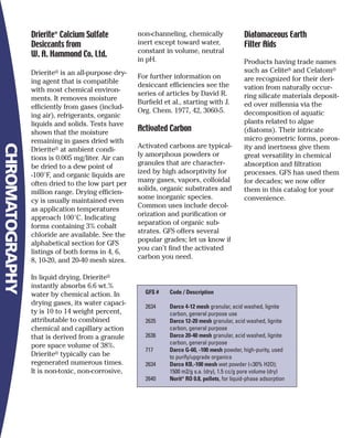 GFS Chemicals Chromatography Brochure | PDF