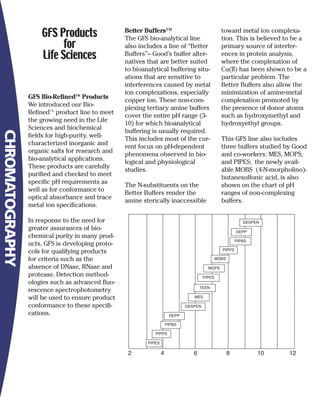 GFS Chemicals Chromatography Brochure | PDF