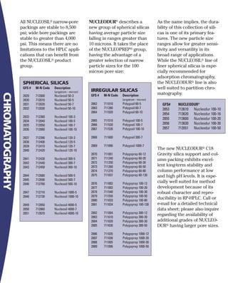 GFS Chemicals Chromatography Brochure | PDF
