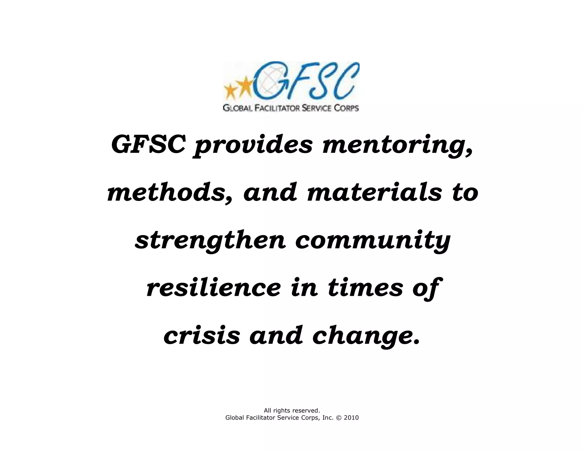 Introducing GFSC | PPT