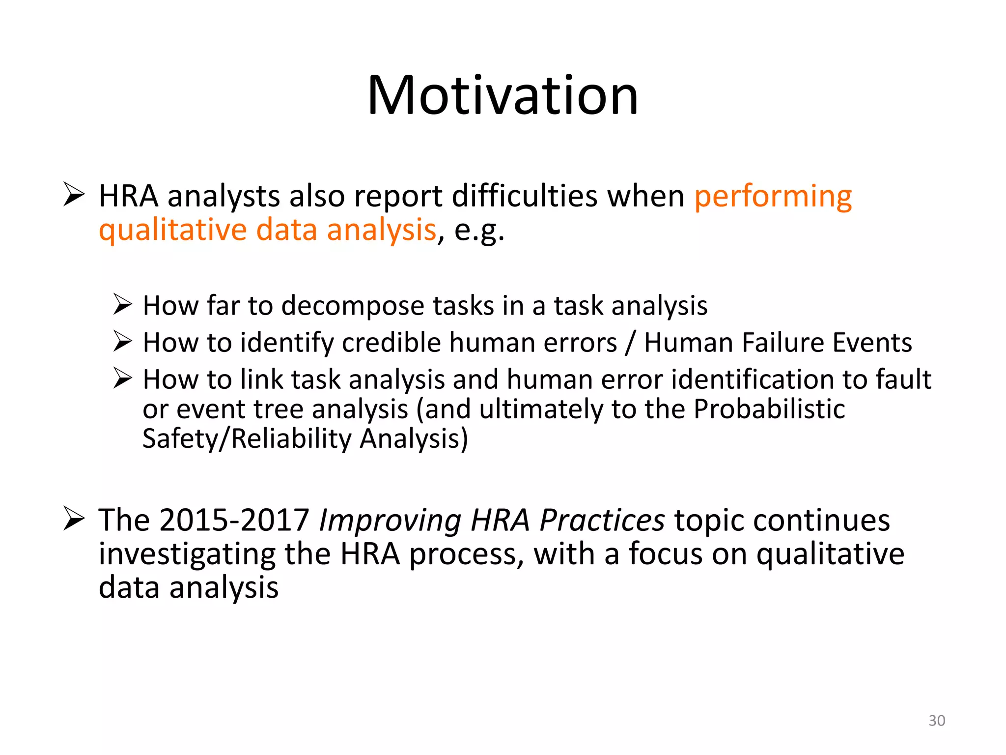 Improving Scenario Analysis for HRA | PPTX