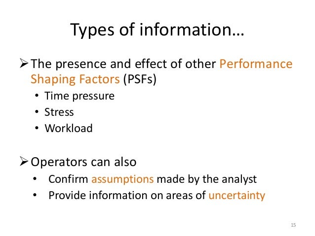 Improving Scenario Analysis for HRA