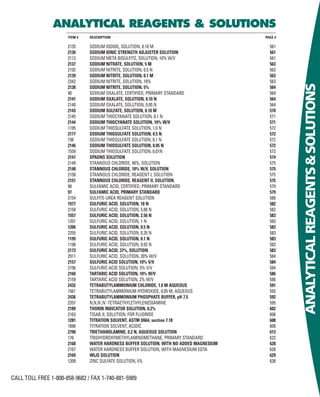 Gfs reagents solutions-brochure | PDF