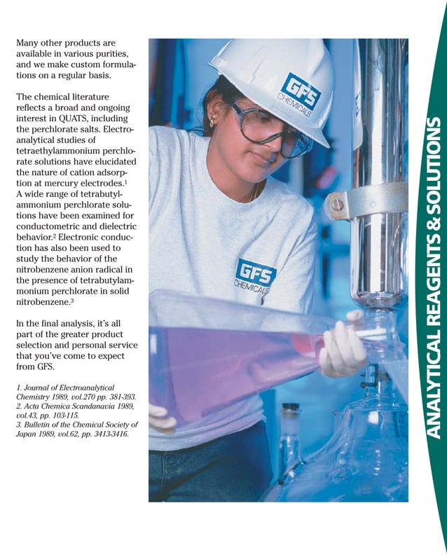 Gfs reagents solutions-brochure | PDF