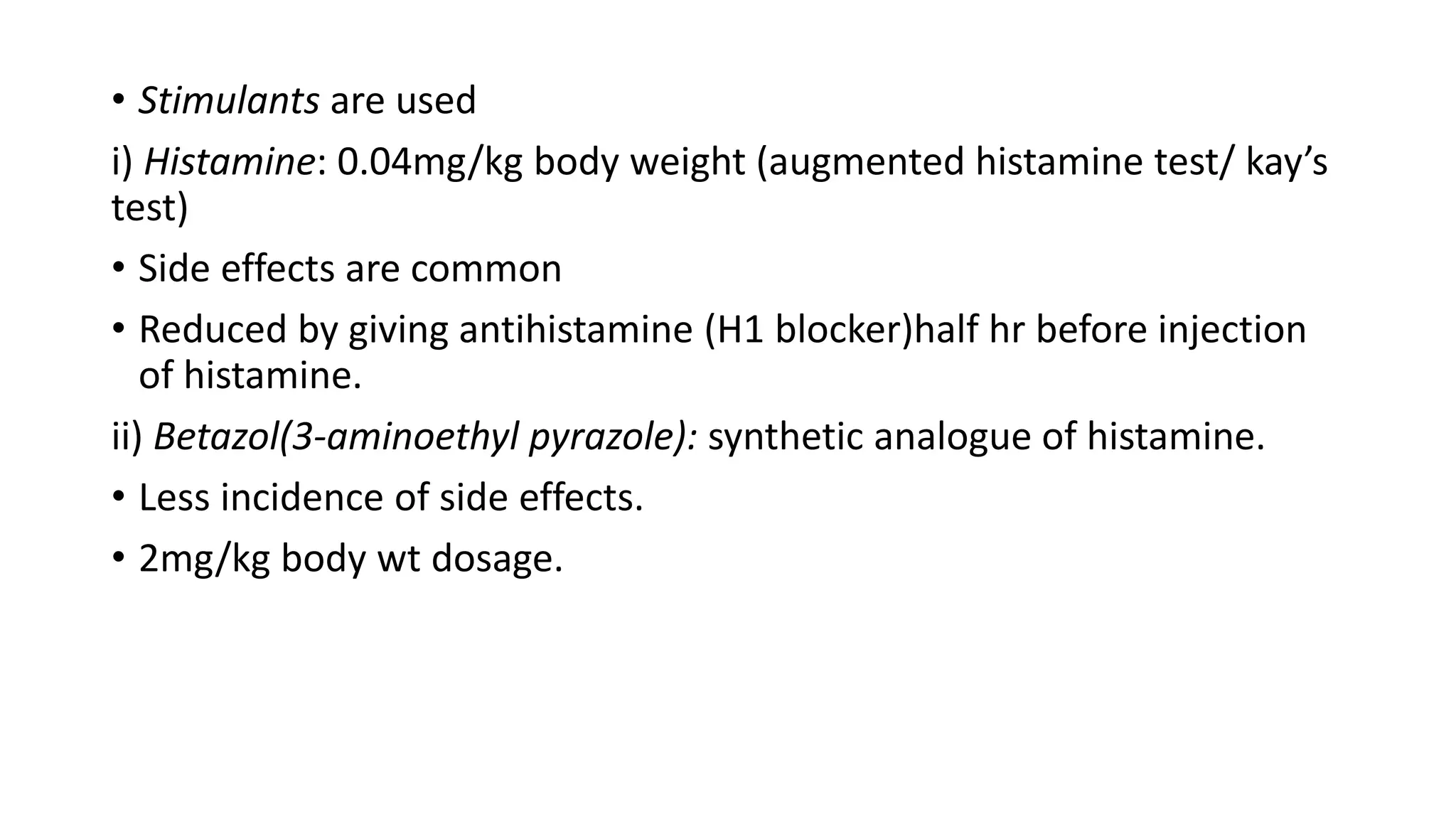 GASTRIC FUNCTION TESTS - A Short Power point Presentation | PPTX