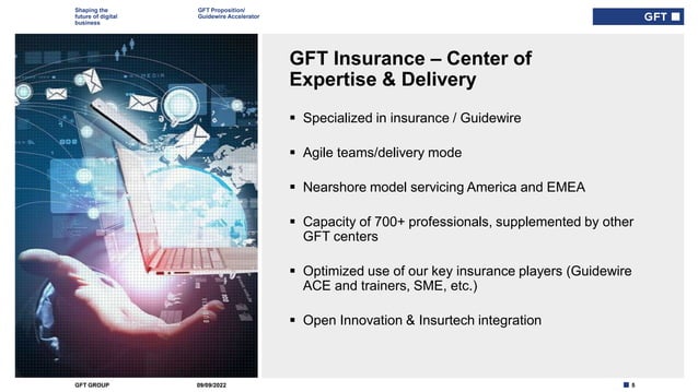GFT - InsurTech Innovation Award 2022 | PPT GFT - InsurTech Innovation Award 2022 | PPT