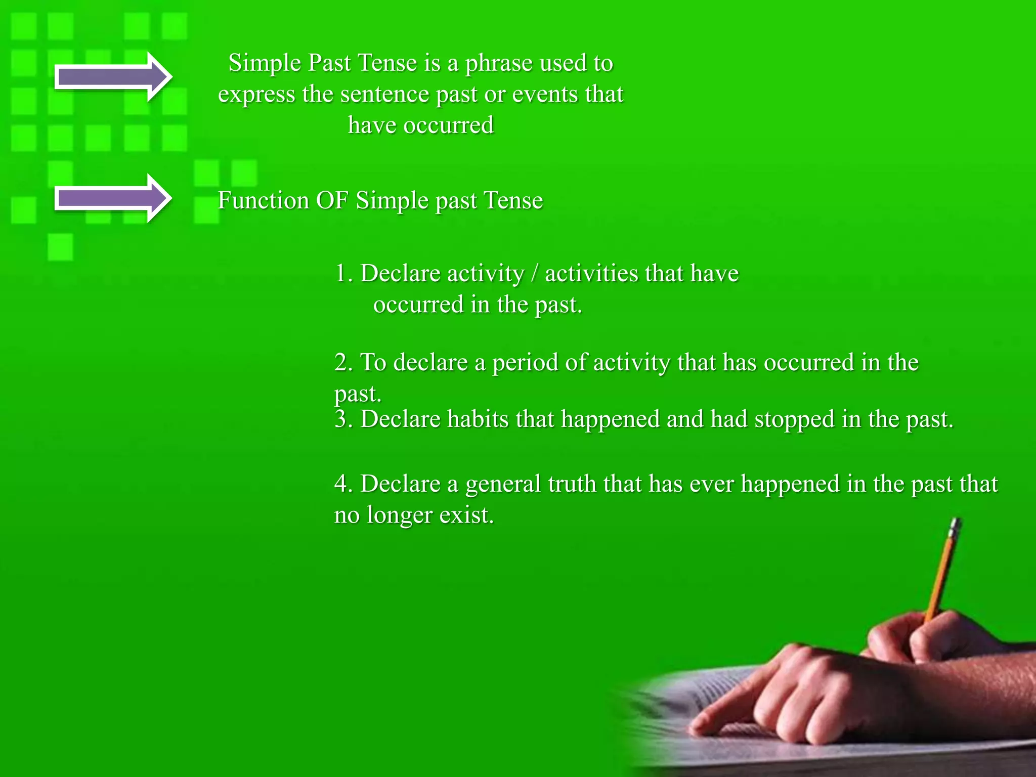 Powerpoint Simple Past Tense | PPT