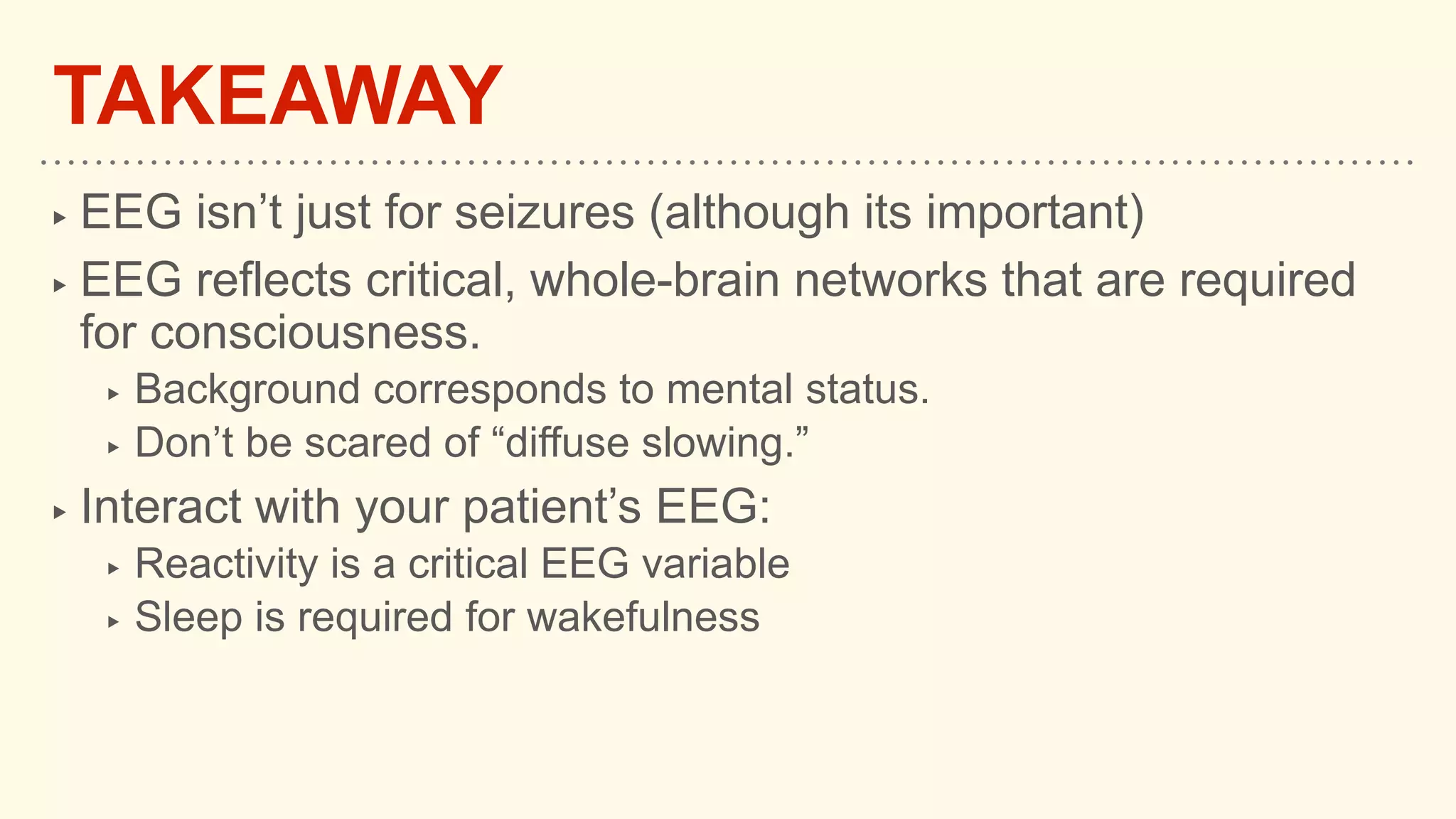 Continuous EEG in Neuro Critical Care by Brandon Foreman | PDF