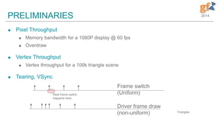 GFX Part 1 - Introduction to GPU HW and OpenGL ES specifications | PPT