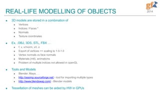 GFX Part 5 - Introduction to Object Transformations in OpenGL ES | PPTX