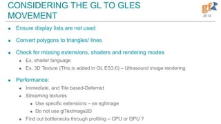 GFX Part 7 - Introduction to Rendering Targets in OpenGL ES | PPT