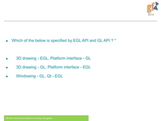 GFX2014 OpenGL ES Quiz | PPT